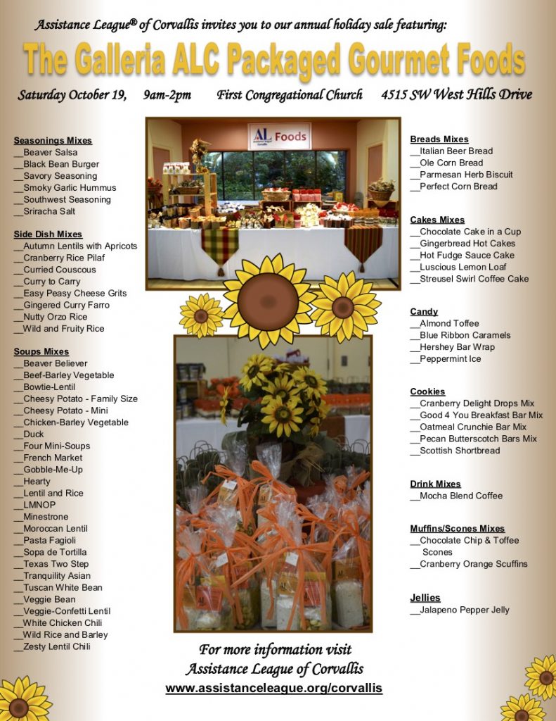 ALC Foods | Assistance League – Corvallis
