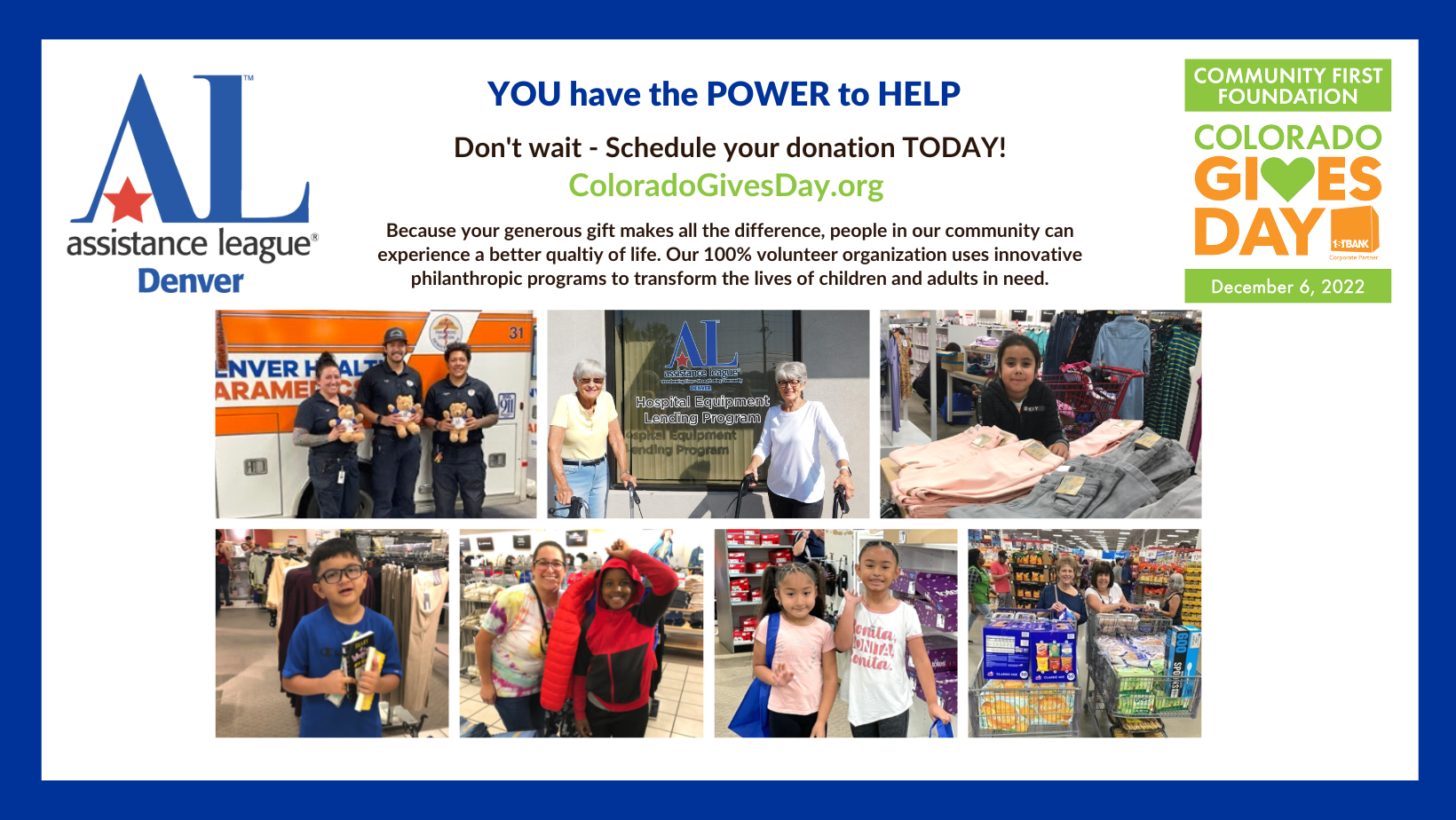 Colorado Gives Day | Assistance League – Denver