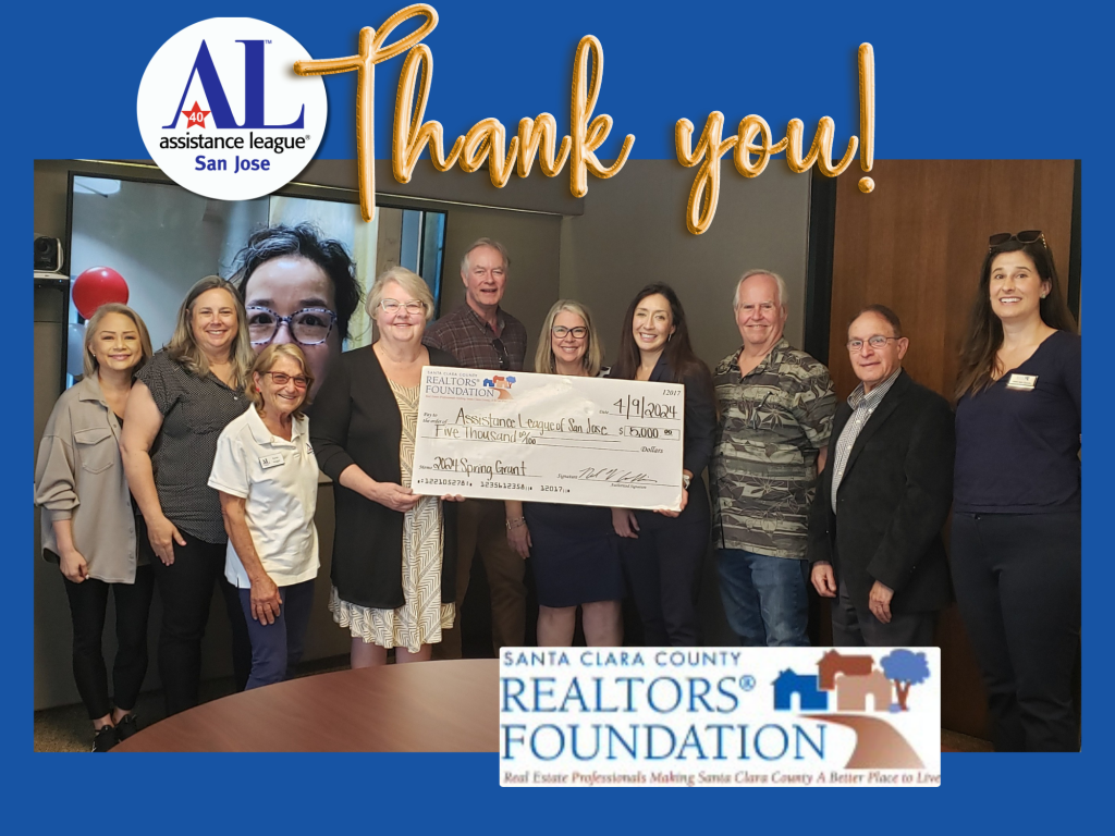Thank you, Santa Clara Realtors® Foundation - Assistance League - San ...