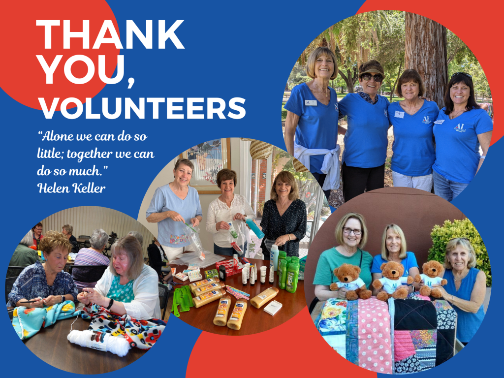 Thank You, Volunteers! - Assistance League - San JoseAssistance League ...