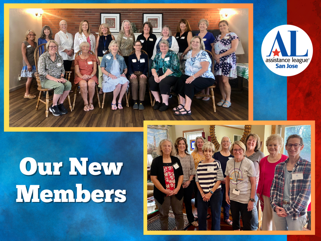 Welcome, New Members! - Assistance League - San JoseAssistance League ...