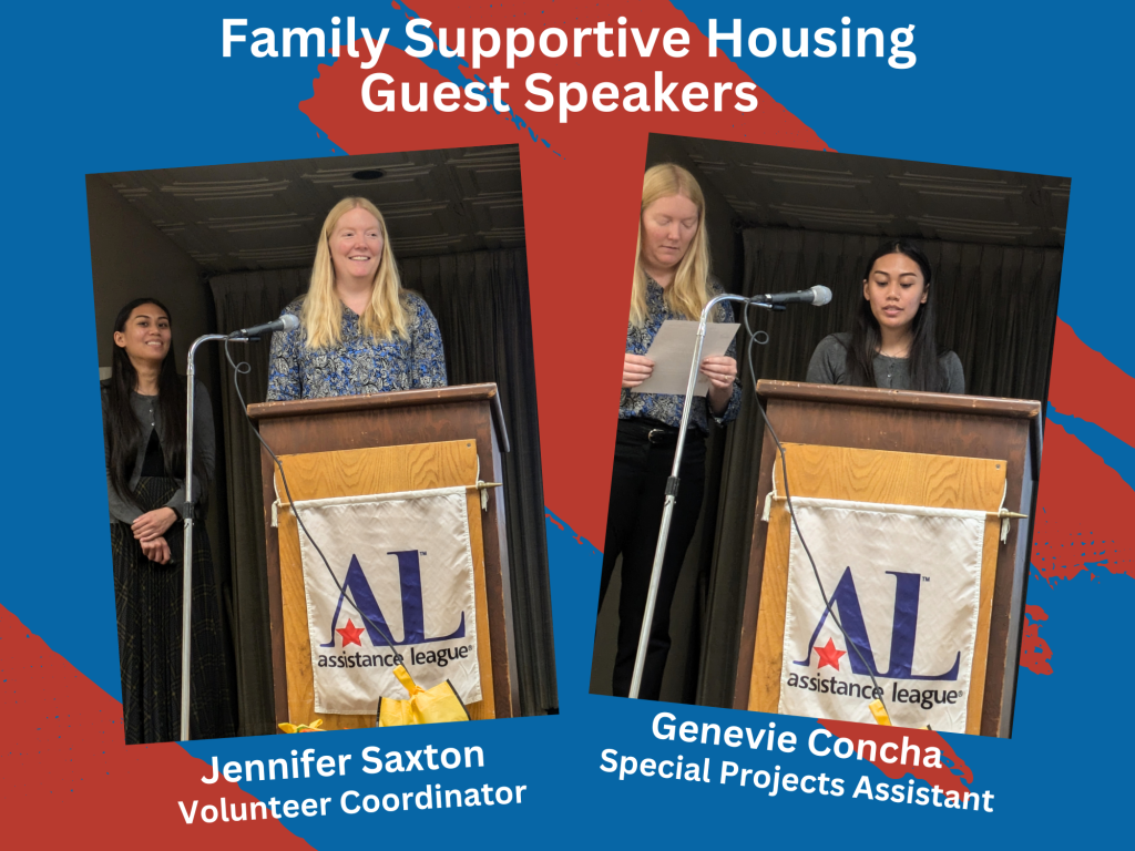 Guest Speakers from Family Supportive Housing - Assistance League - San ...